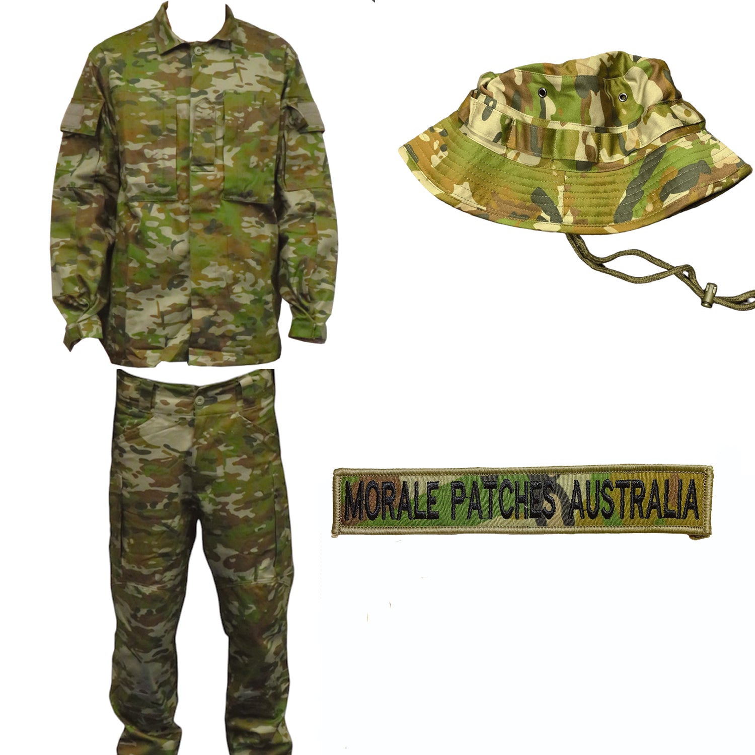 Cadet Army Uniform Tactical BUNDLE Australian Multicam AMCU – Morale ...