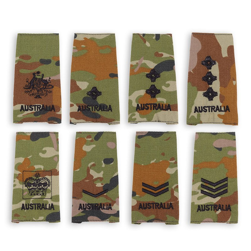 RANK SLIDES – Morale Patches Australia