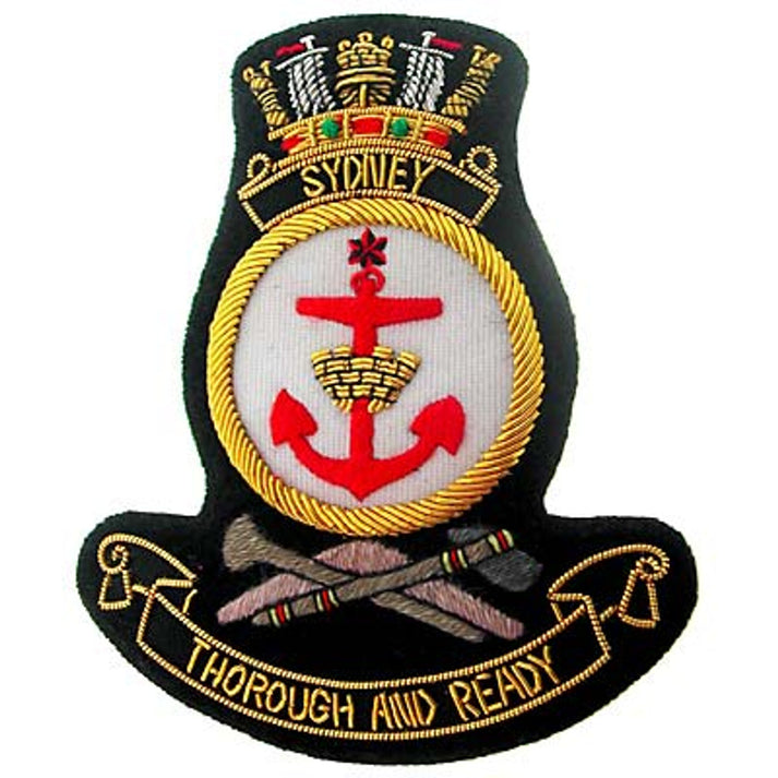 HMAS Sydney Bullion badge – Morale Patches Australia