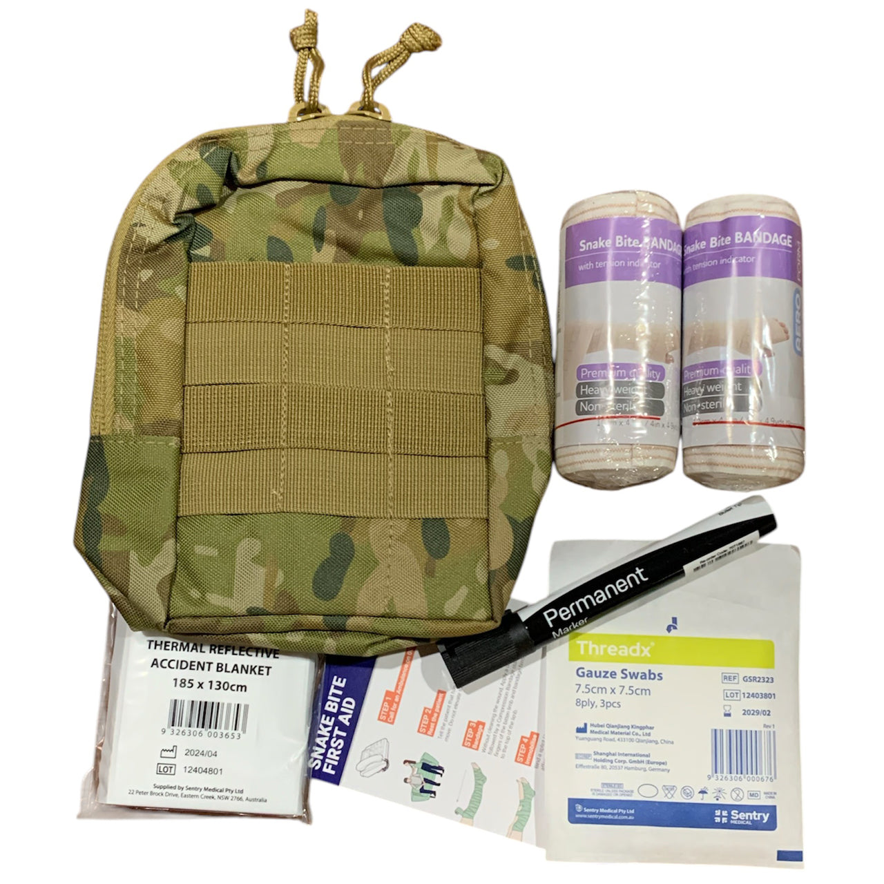 Premium Snake Bite Kit With AMCU Medium Medic Pouch Bundle – Morale ...