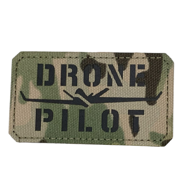 Drone Pilot Laser Cut Morale Patch Multicam – Morale Patches Australia