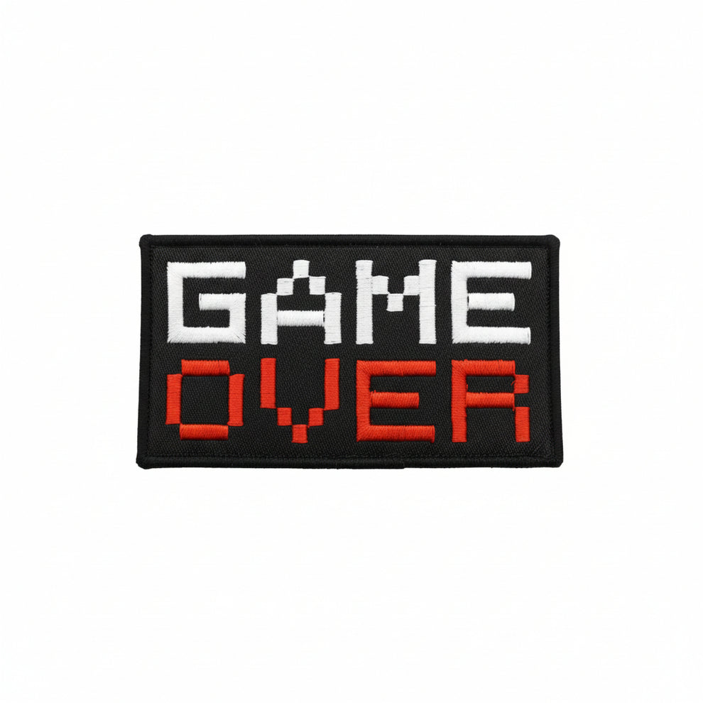 Game Over Large Embroidery Morale Patch Hook & Loop – Morale Patches ...