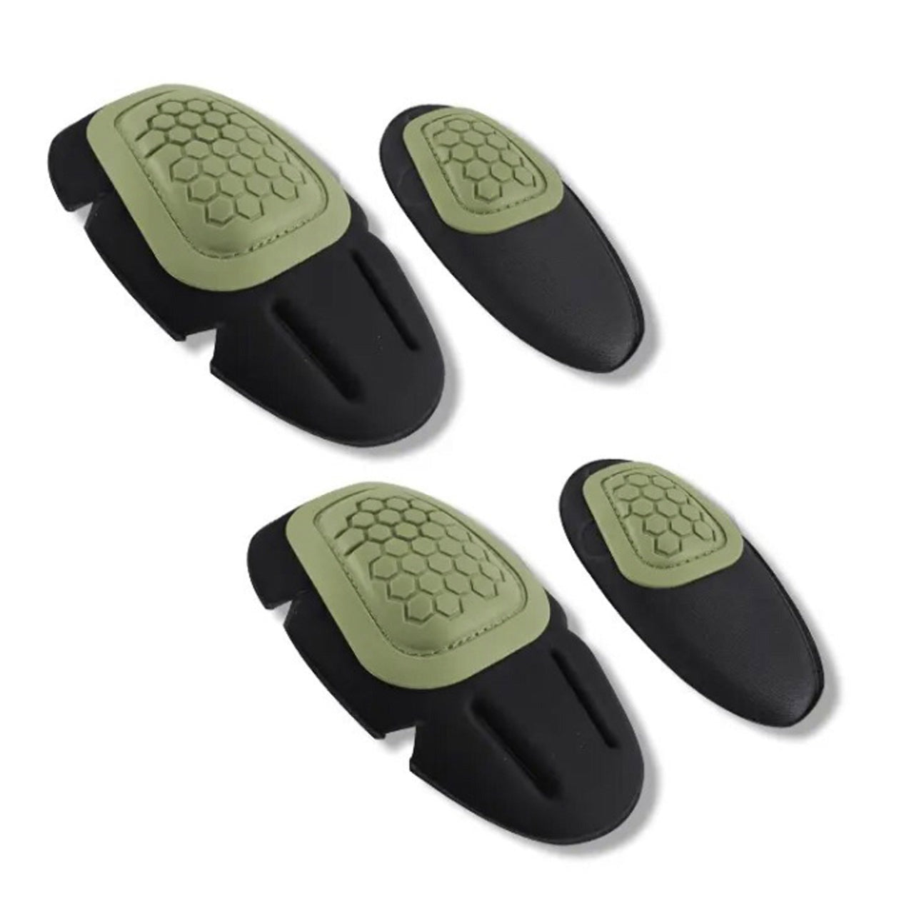 Knee Pad & Elbow Pad Insert Shells Green – Morale Patches Australia